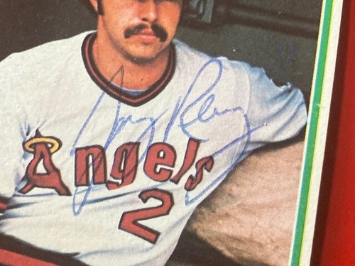 1978 Topps #478 Jerry Remy Autographed Card California Angels Signed d ...