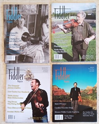FIDDLER MAGAZINE - (4) ISSUES FROM 2010-2012 - ONE LOT | eBay