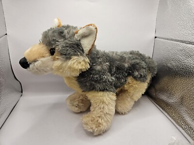 Aurora World WILY the Wolf 11" Stuffed Animal Plush Toy Grey Gray Used ...
