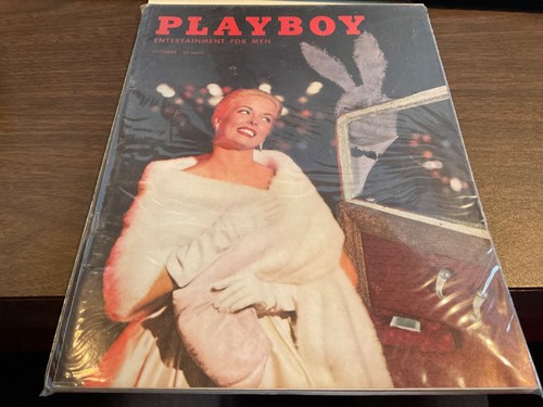 PLAYBOY MAGAZINE OCTOBER 1957, COLLEEN FARRINGTON CENTERFOLD, VERY GOOD ...