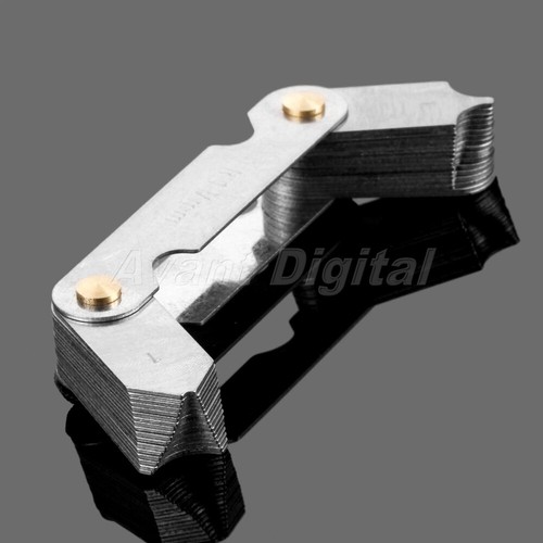 Radius Gauge Metal Double Head Gage Standard R 1mm-7mm Folding Blades ...