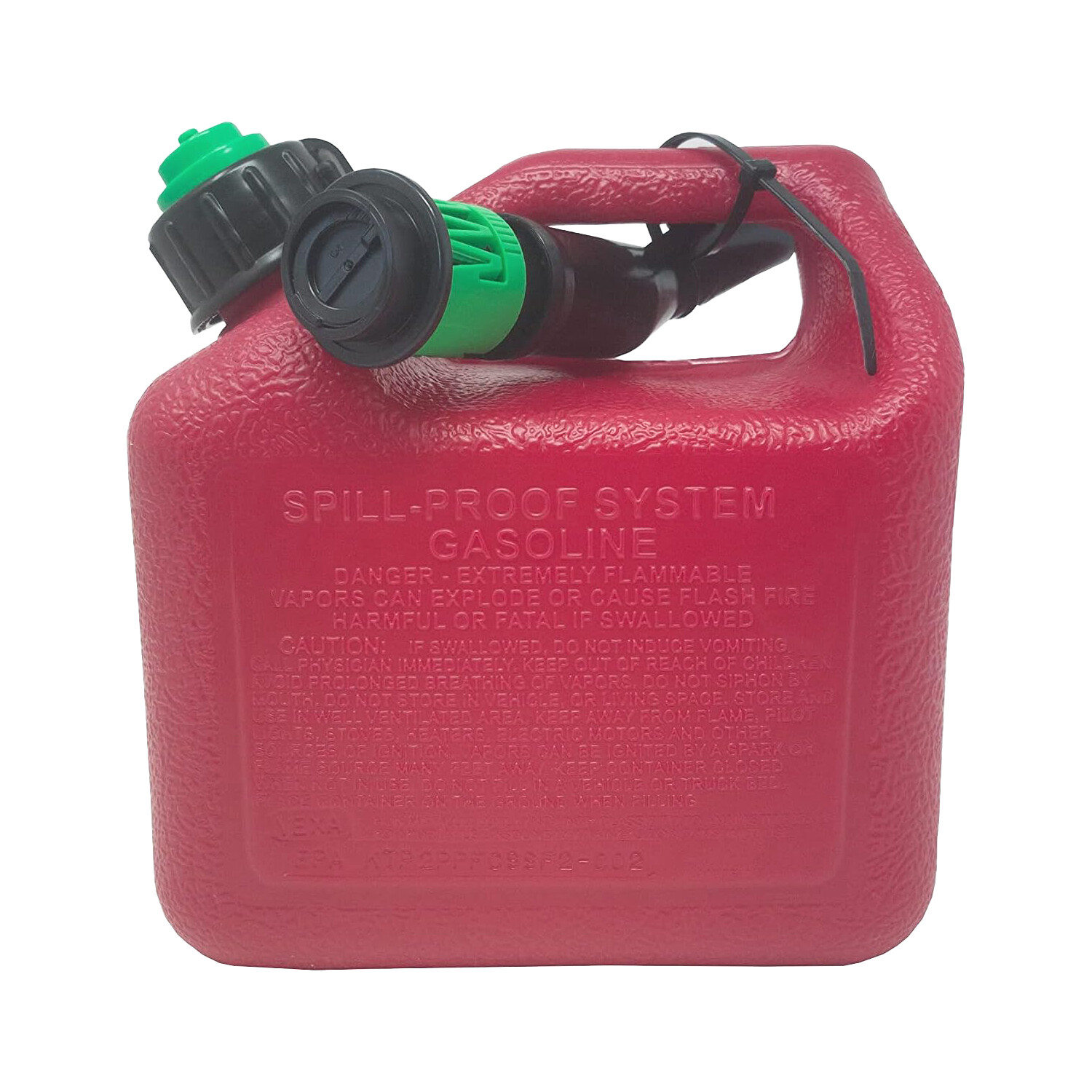 Briggs & Stratton Gas Can, 1+ Gallon Red Gas Can with Smart Fill Gas ...