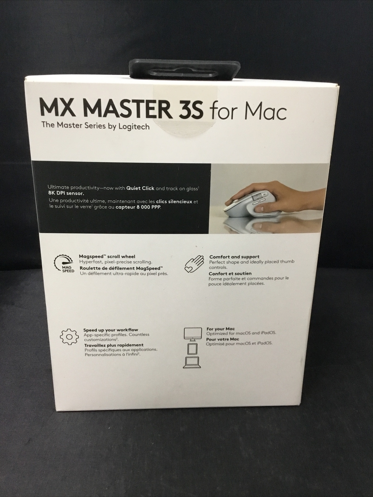 Logitech MX Master 3S Wireless Mouse for Mac - Pale Gray for sale ...