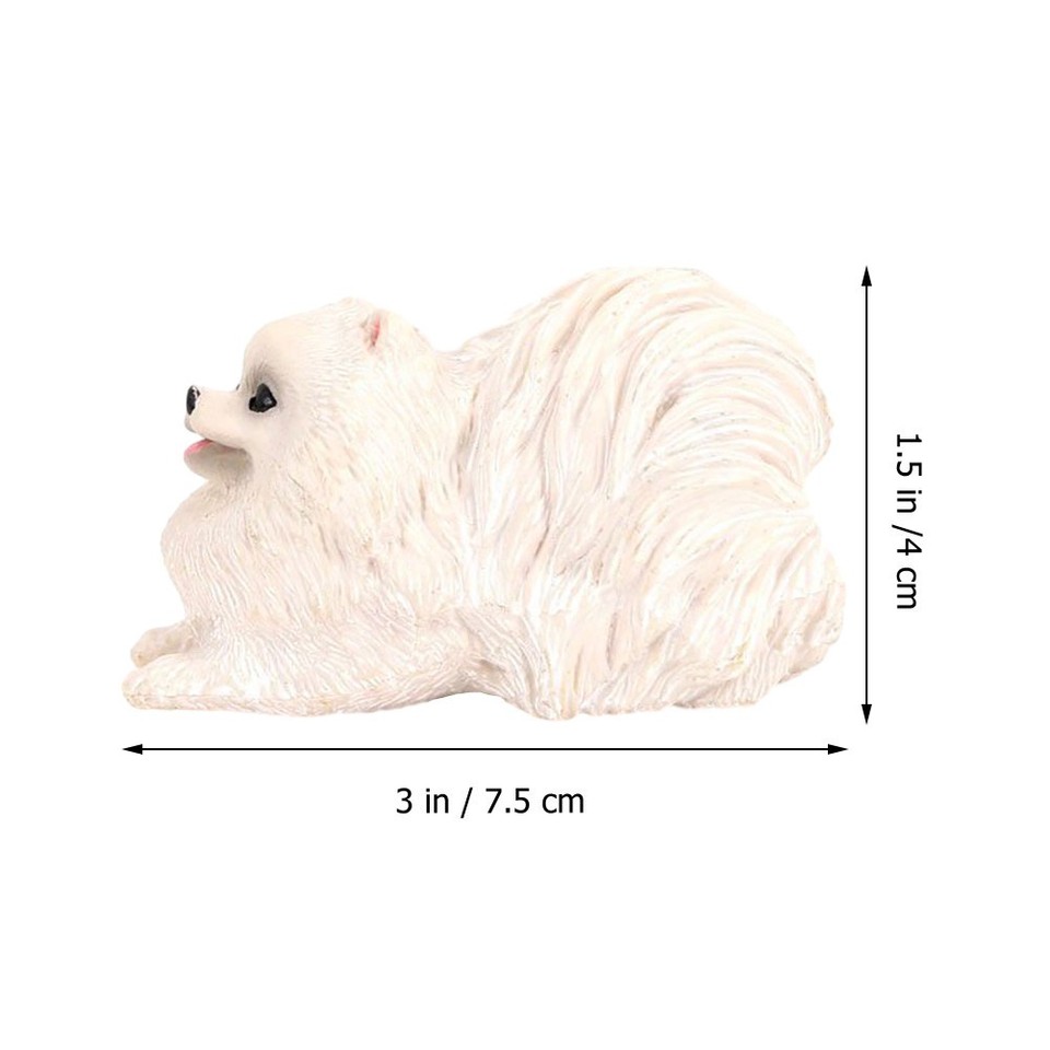 2pcs Simulation Realistic Dog Model Fake Dog Model Lifelike Simulated ...