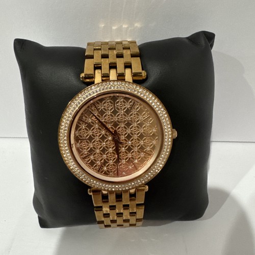 Michael Kors MK3399 Darci Round Rose Gold-tone Bracelet Women's Watch ...