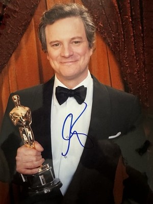 Colin Firth signed 8x10 photo - In Person Proof - The King's Speech ...