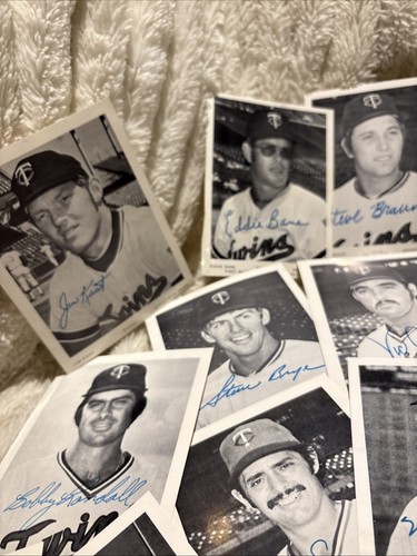 Vintage 1970’s Lot Minnesota Twins NBL Baseball 27 Promo Autographed ...