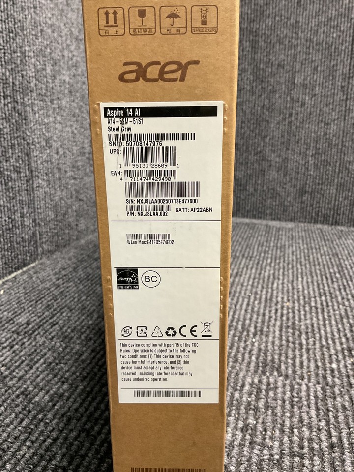ACER Aspire 14 Ai Copilot+ PC A14-52M-51S1 WUXGA Display | Intel Core ...
