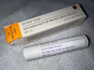 MARY KAY Sun Essentials Lip Protector Sunblock SPF 15 UVA/UVB ...