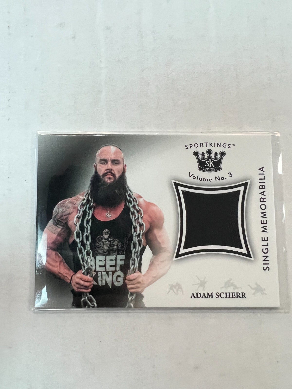 Adam Scherr 2021 Volume No. 3 Relic Card #SM-AS2 | eBay