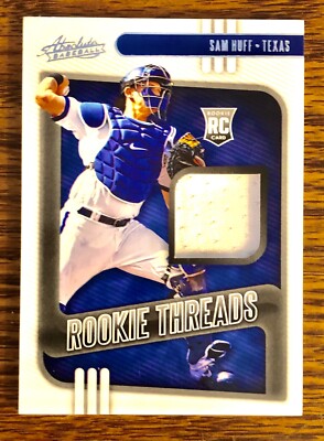 2021 Panini Absolute Baseball Rookie Threads Sam Huff RT-SH Texas ...