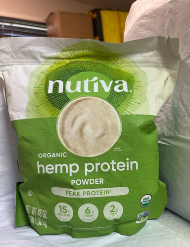 Nutiva Organic Cold-Pressed Raw Hemp Seed Protein Powder, 48 oz New | eBay
