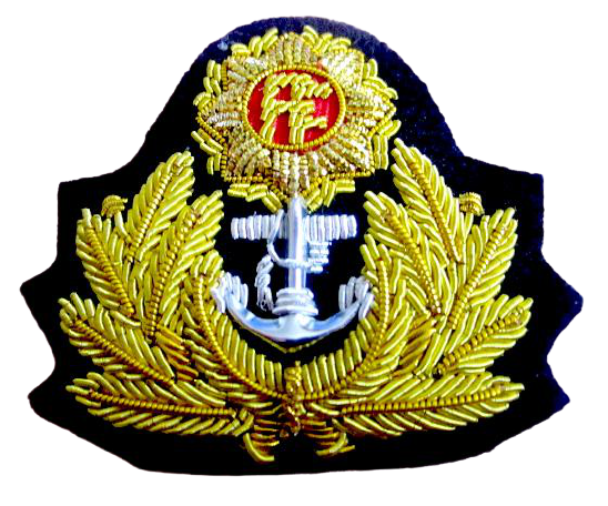 IRISH NAVY NEW OFFICER BERET CAP HAND EMBROIDERED BADGE CP BRAND REAL ...