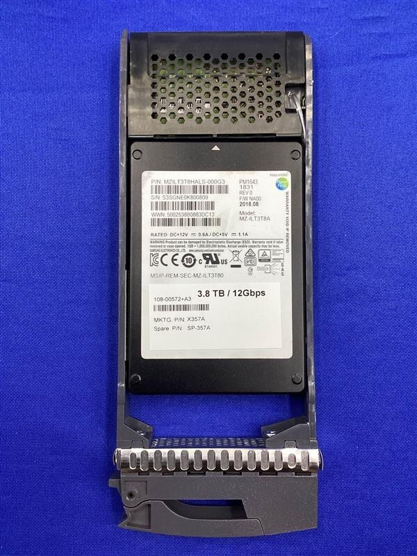 X357A Netapp 3.84TB SAS 12Gbps 2.5'' SSD For FAS2240 DS2246 108-00572+ | eBay