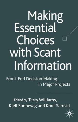 Making Essential Choices with Scant Information : Front-End Decision ...