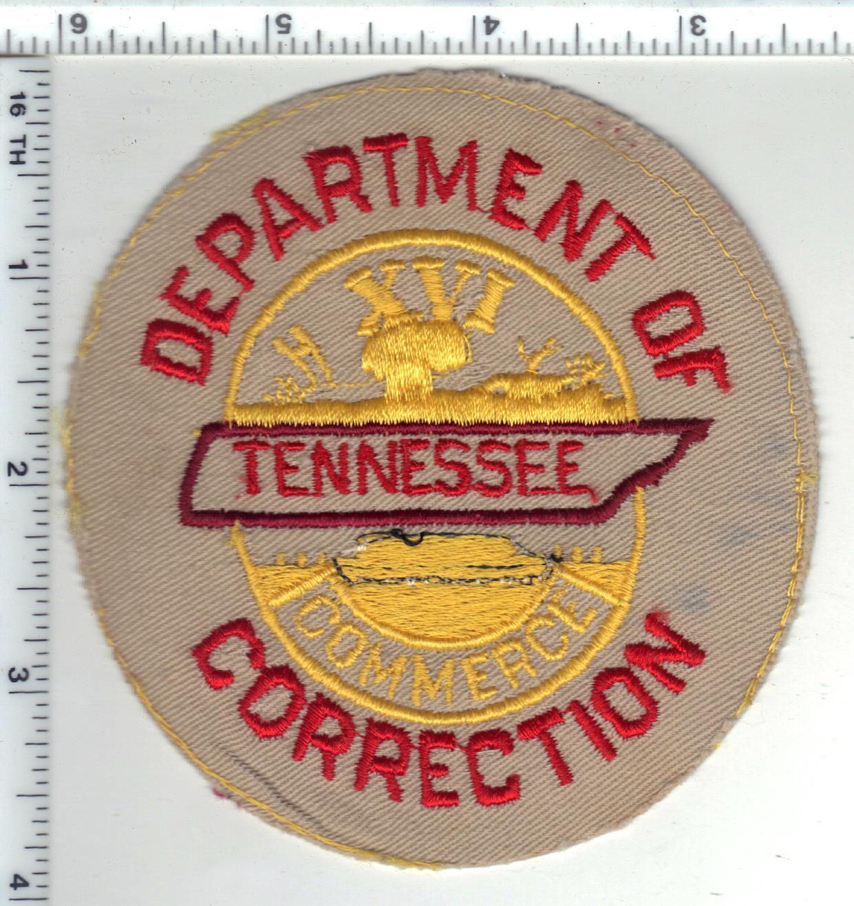 Department of Corrections (Tennessee) Uniform Take-Off Shoulder Patch ...