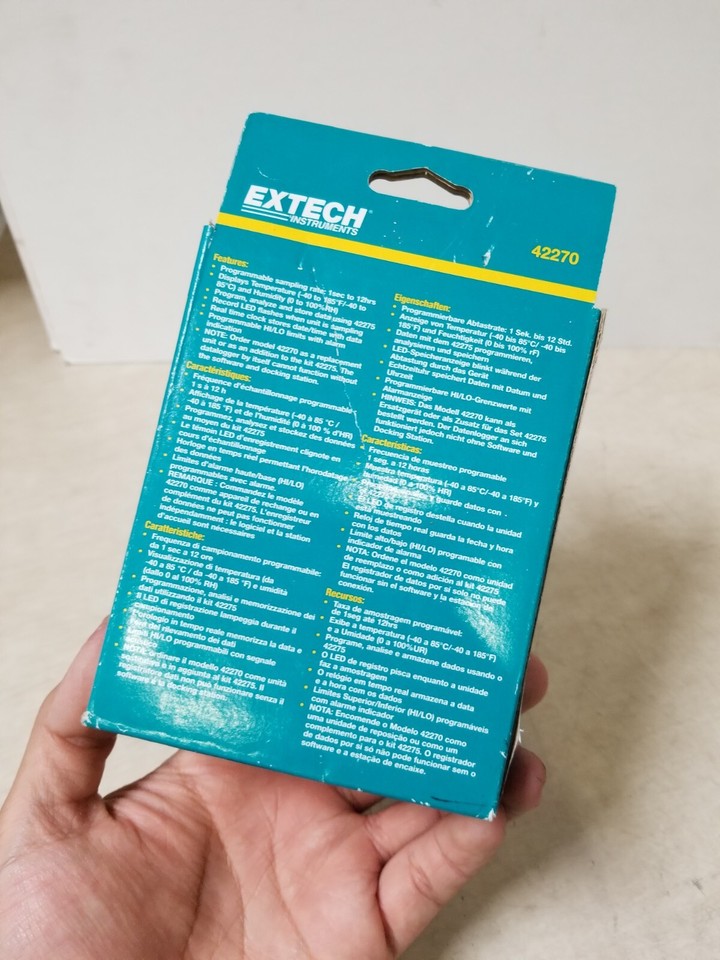 EXTECH 42270 Data Logger,Temperature and Humidity | eBay