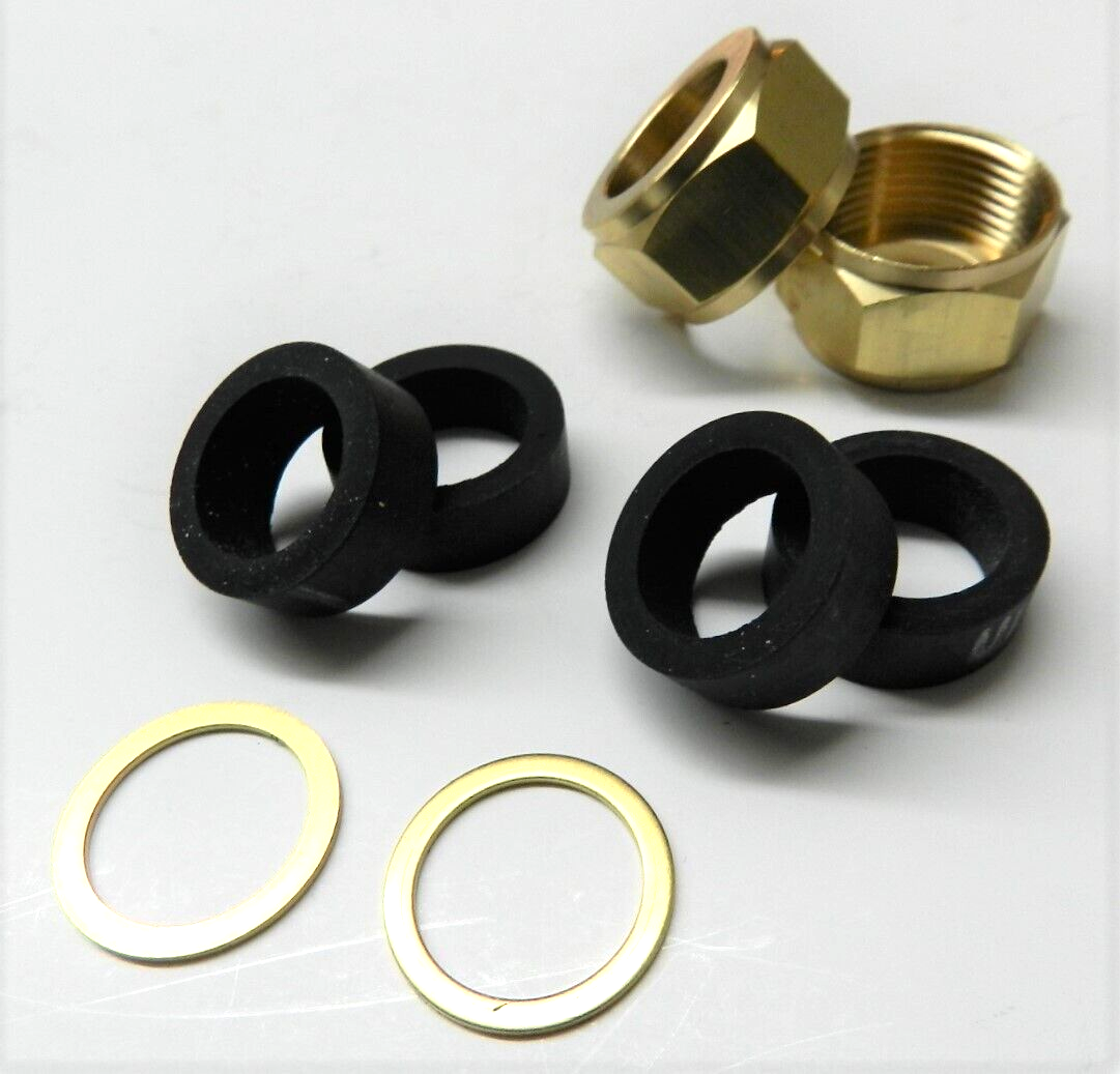 Steamer Sight Glass Parts 5/8" ID 4 Gaskets, Washers, Nuts Steam ...