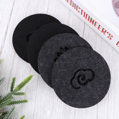 20 Pcs Dessous Verre Absorbant Anti Tampon Sous-verre En Feutre L'eau ...