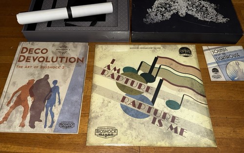 Bioshock 2 Collectors Edition Vinyl LP + Art Book + Poster + CD - NO ...