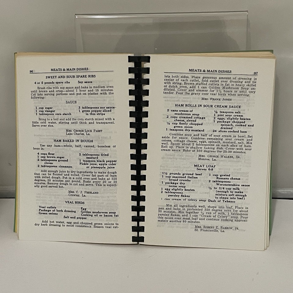 Vintage Cajun Creole Louisiana C'est Si Bon! Cookbook Young Women’s ...