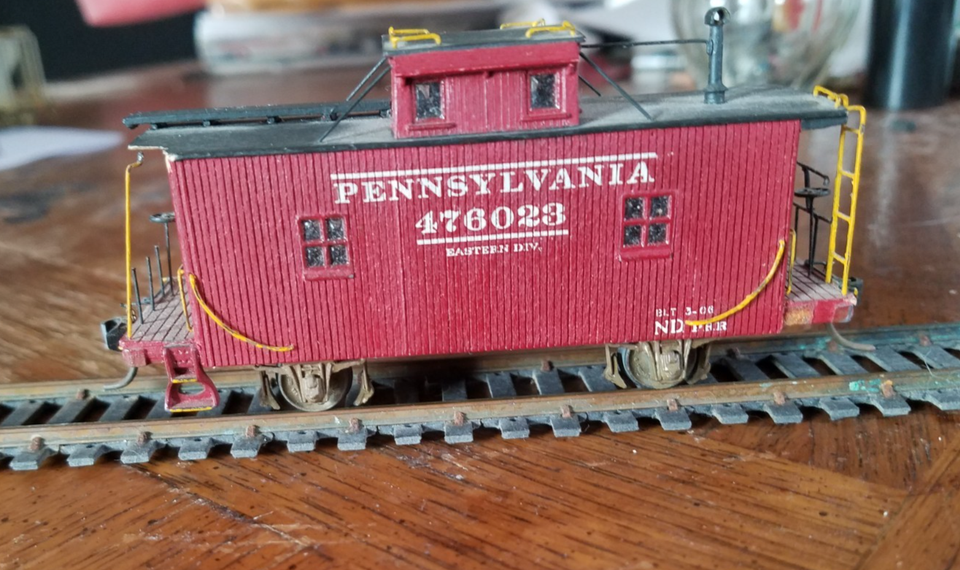 HO Scale PRR N6b Wood Cabin Car - & - PRR ND Wood Cabin Car (Bobber) | eBay