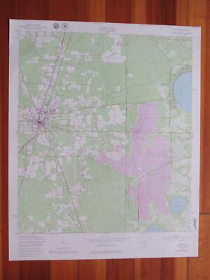 Starke Florida 1978 Original Vintage USGS Topo Map | eBay