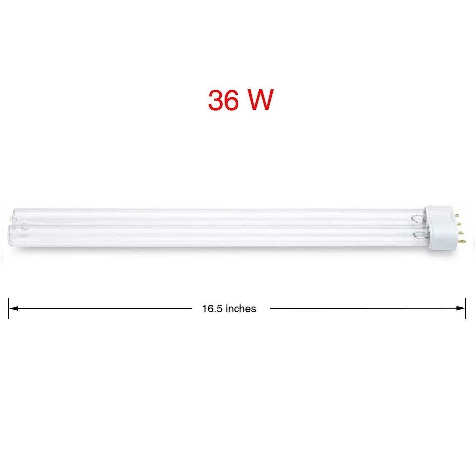 2-36W 2G11 UV Light Bulb for SunSun CUV-136 CUV-236 CUV-336 Clarifier ...