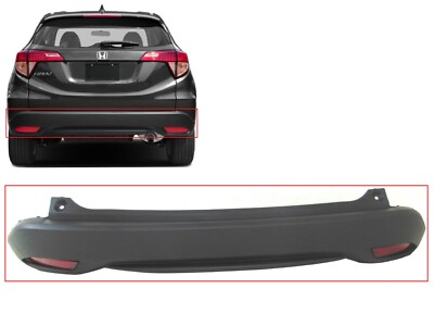 Fits 2016-2018 Honda HRV HR-V Rear Bumper Cover With Reflector EX LX EX ...