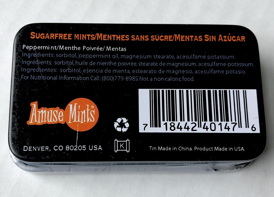 Vintage 2014 COLORADO Mile High MINTS Candy Tin Box Container bubble ...