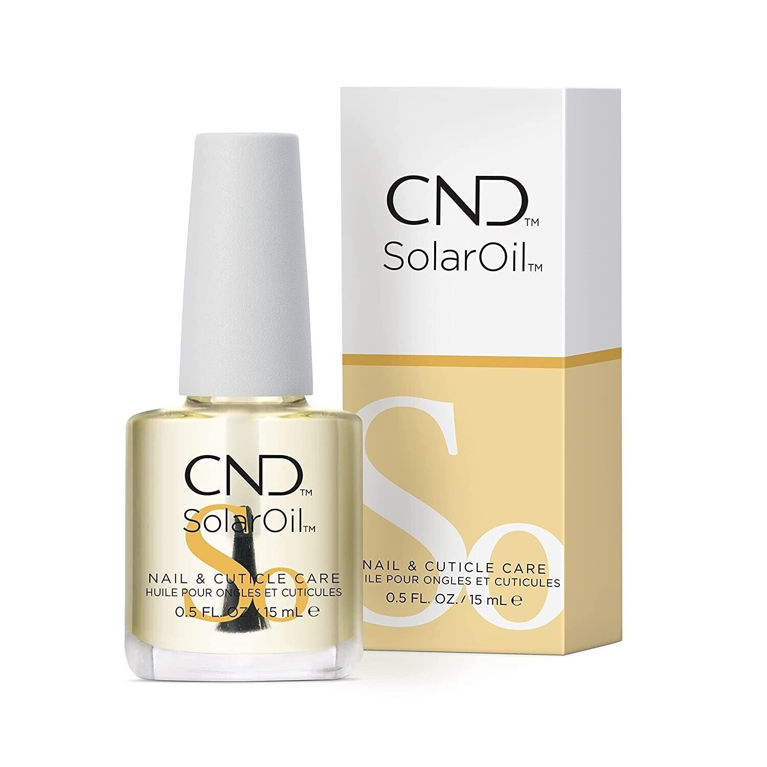 CND SOLAROIL Solar Oil Nail Cuticle Care Conditioner .5 oz / 15 ml NEW ...
