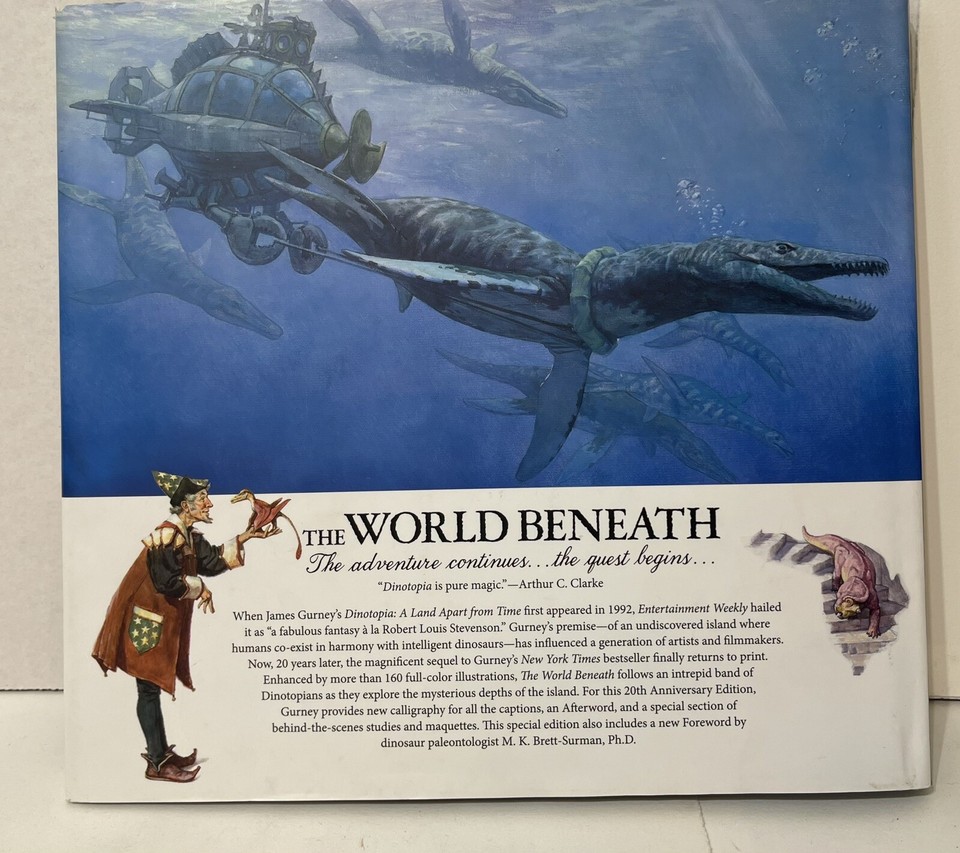 Dinotopia: The World Beneath By James Gurney. Signed 20th Anniversary ...