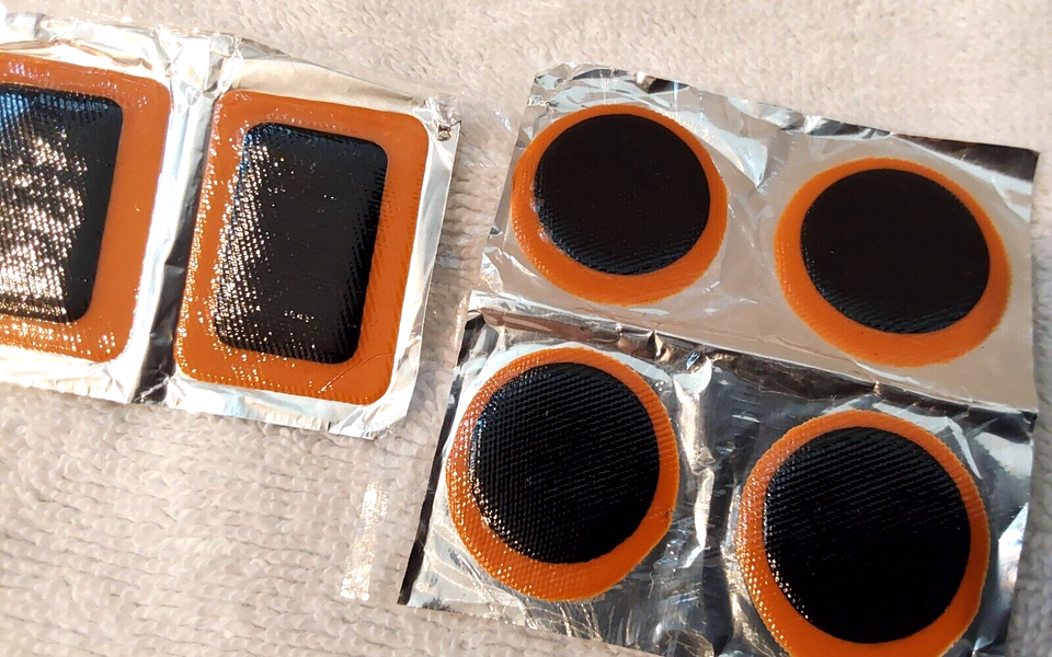 2X DUUTI Vulcanizing Bike Tire Inner Tube Patch Repair Kit (2) 6 ...