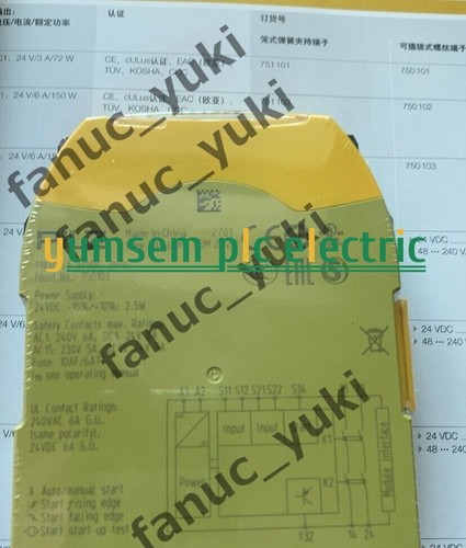 PNOZ S3 750103 Pilz Safety Relay PNOZ S3 750103 Brand New By DHL Fast ...