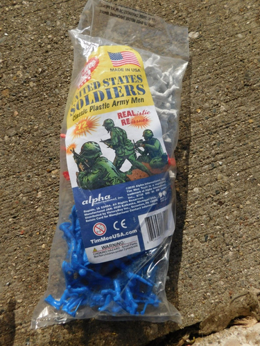UNOPENED BAG OF 72 TIM MEE TOYS UNITED STATES SOLDIERS PLASTIC ARMY MEN ...
