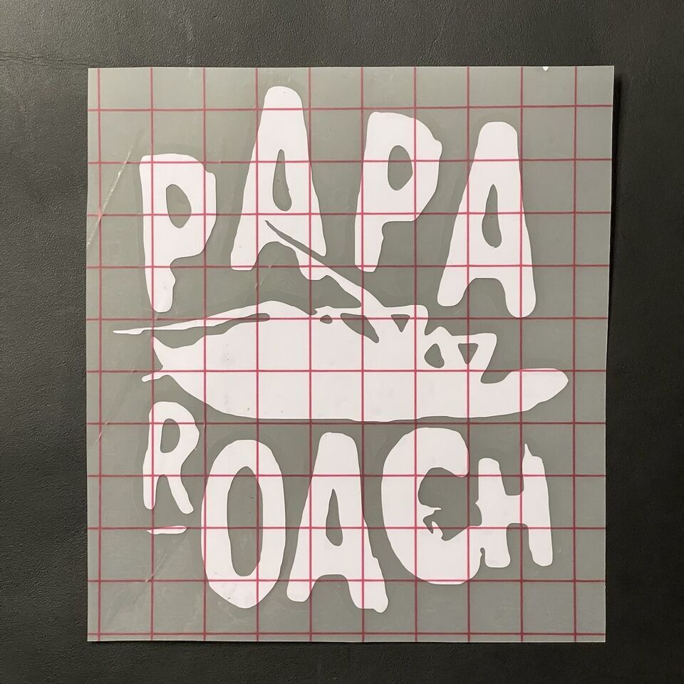 Papa Roach Band Logo Vinyl Decal Sticker Com Imagens Adesivos
