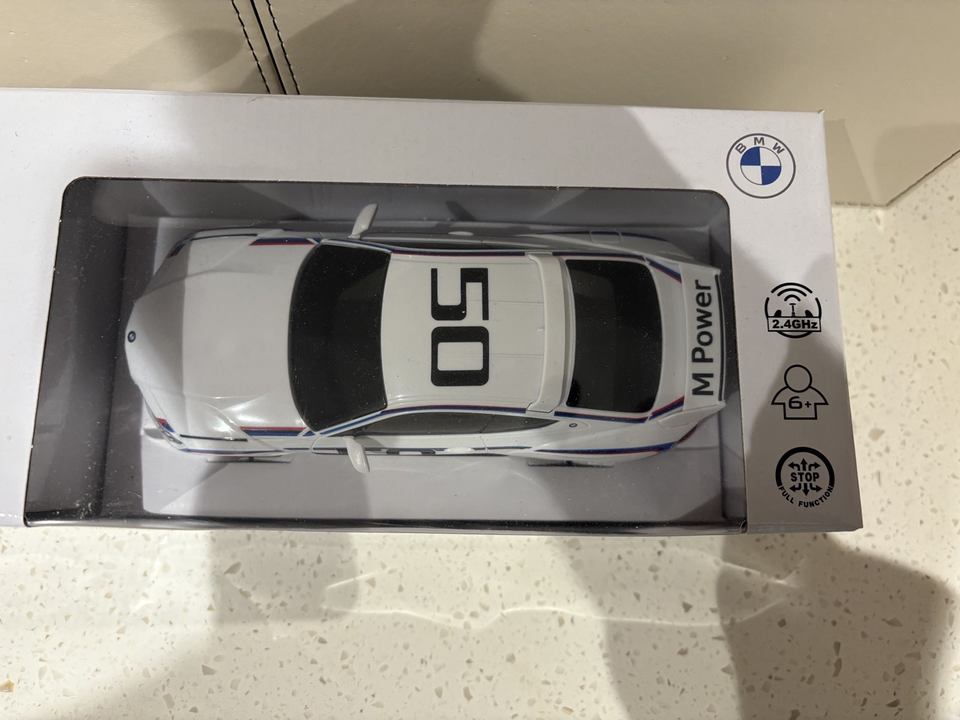BMW 3.0 CSL Remote Control Car 80445B308D8 Brand New In Box, Ideal Gift ...