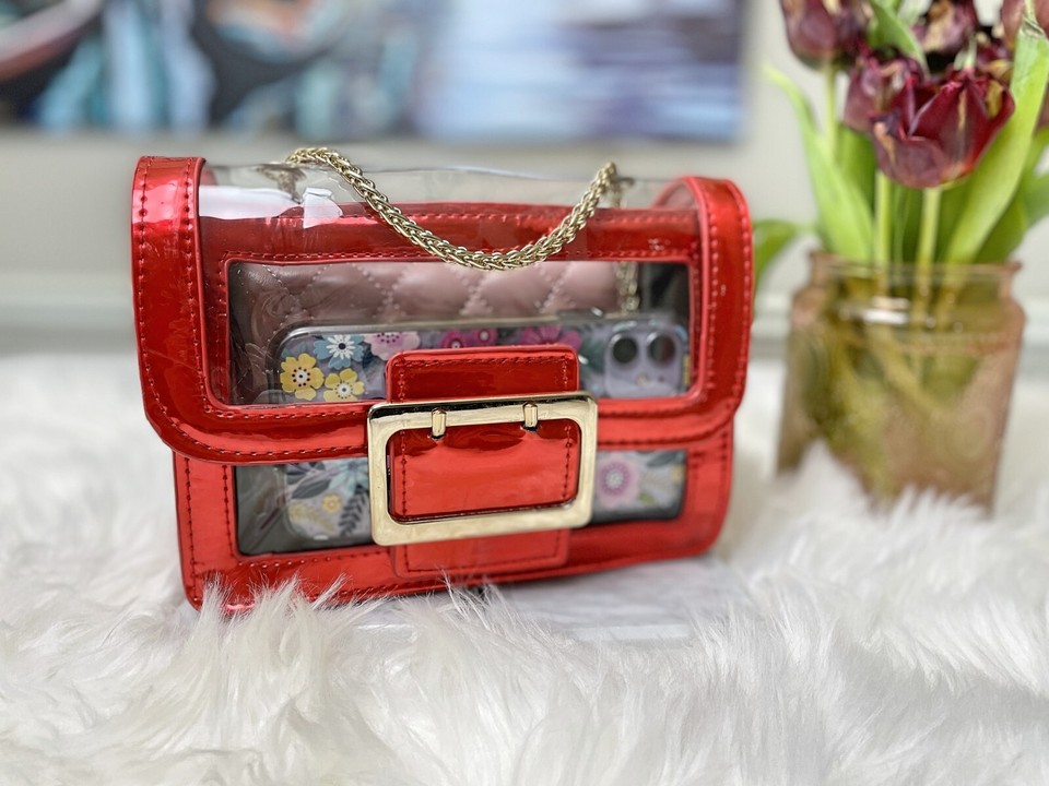 Stadium Approved Clear Crossbody Purse | Gameday Purse | Transparent ...