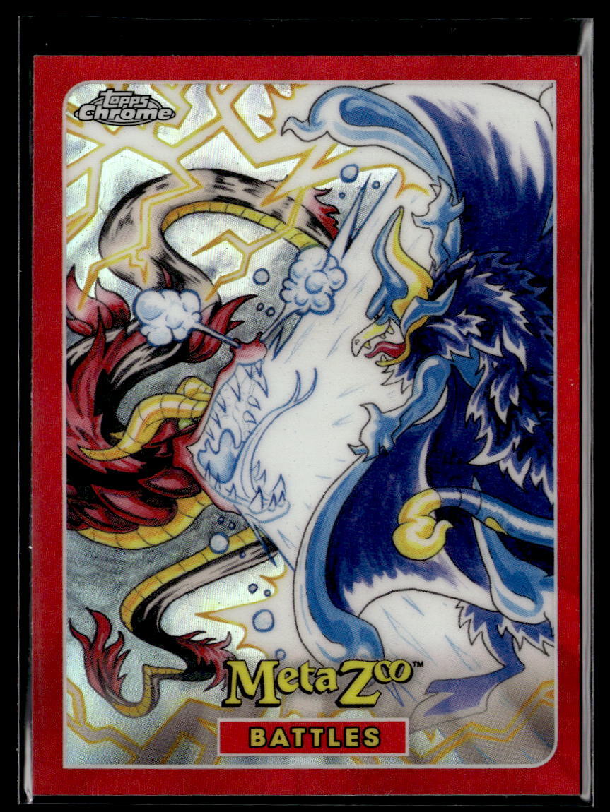 2022 Topps Chrome Metazoo #B5 Tizheruk vs. Quetzalcoatlus Battles | eBay