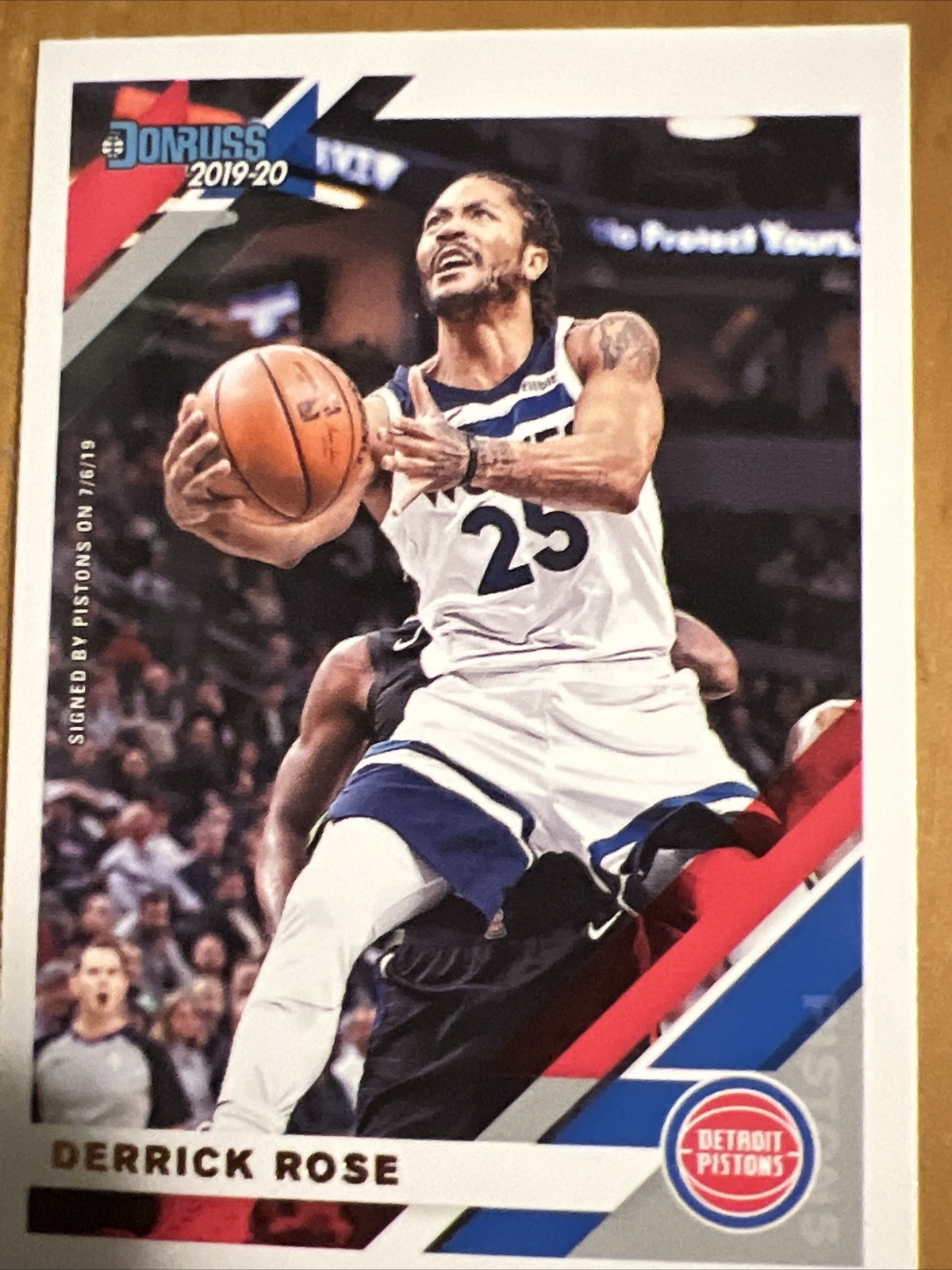 2019 Donruss Derrick Rose #121 Detroit Pistons | eBay