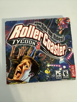 Roller Coaster Tycoon 3 PC - Now Ride the Rides! - Complete with Manual ...