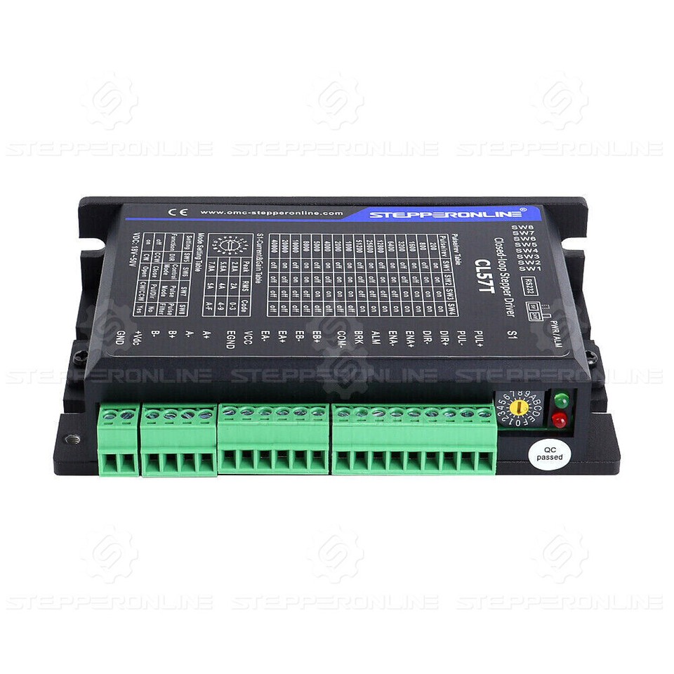 CL57T V4.1 Closed Loop Stepper Motor Driver 0-8.0A 24-48VDC for Nema 17 ...