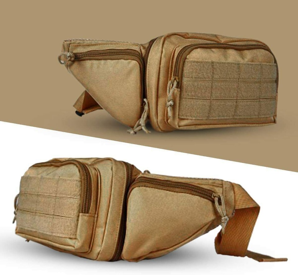 Concealed Carry Fanny Pack Holster Tactical Military Pistol Waist Pouch ...