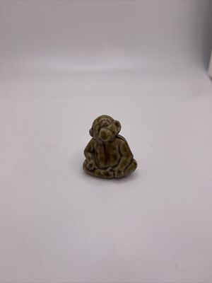 Vintage Wade Whimsies England Red Rose Tea Chimp/Monkey Mini Ceramic ...