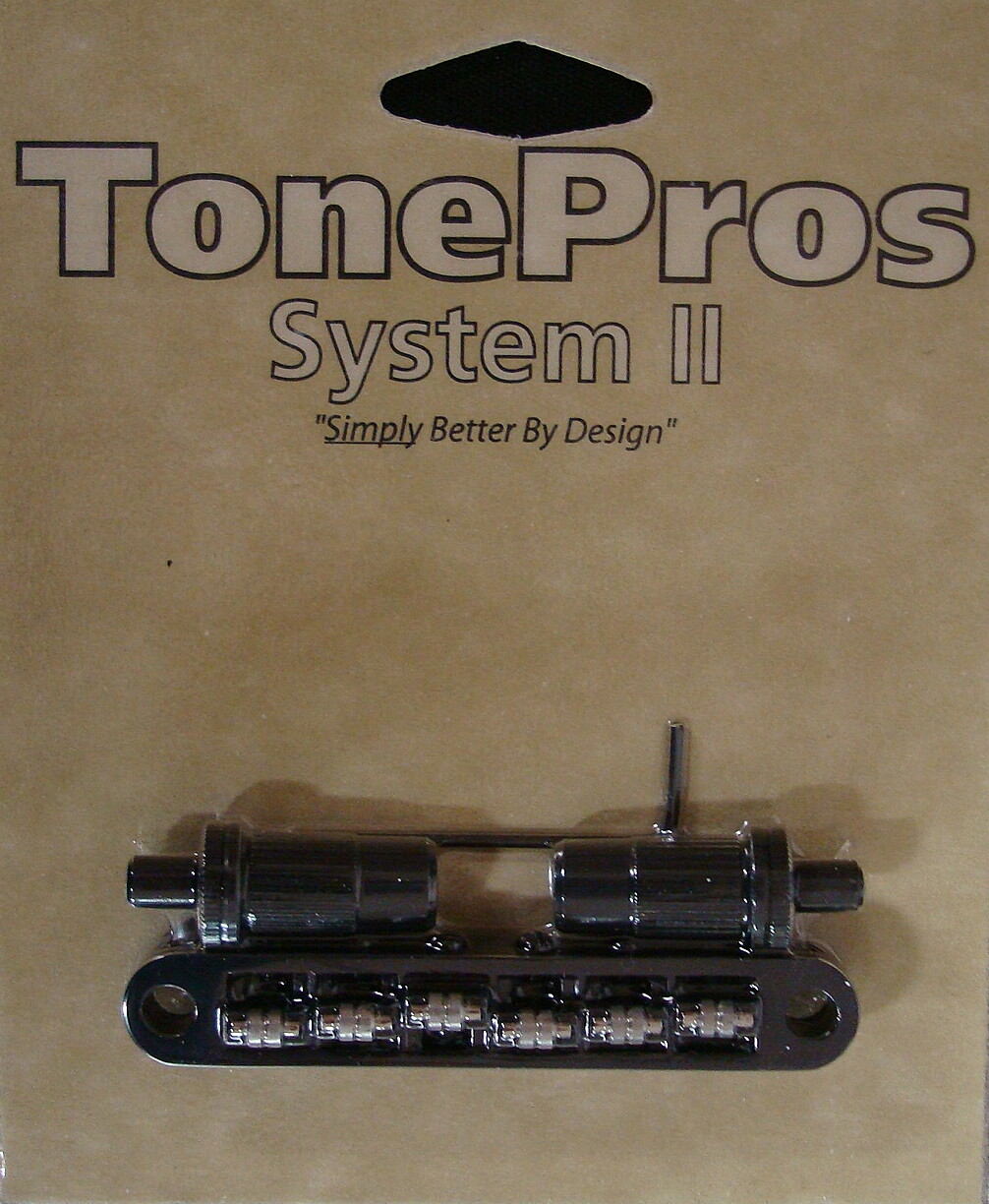 TonePros Metric Tune-O-Matic Bridge With Large Posts And Roller Saddles ...