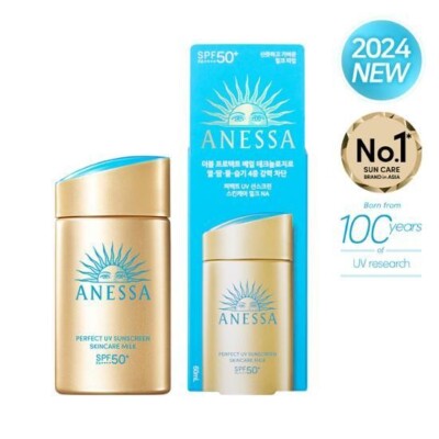 ANESSA Perfect UV Sunscreen Skincare Milk SPF50+ PA++++ 60ml with Gift ...