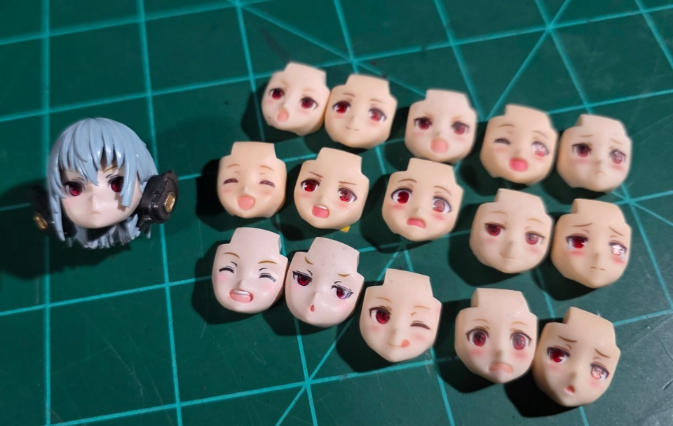 1/12 scale custom headsculpt - Unused character scaled for Megami ...