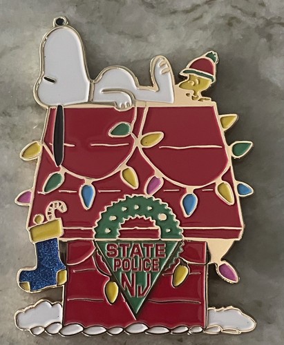 2025 NEW JERSEY STATE POLICE CHRISTMAS SNOOPY CHALLENGE COIN 3"x2" | eBay