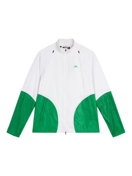 J Lindeberg Men's DOTTED HYBRID WIND Jacket GMOW07622 0000 White Medium ...