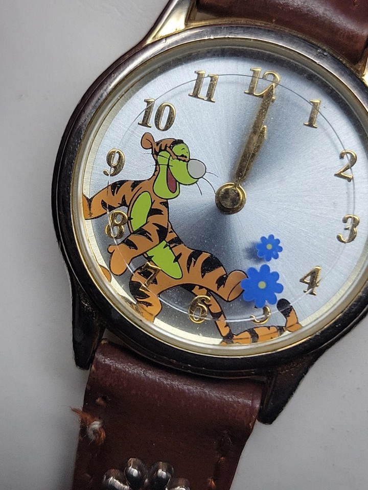 🐯Ultra Rare DISNEY Tigger Watch WTP045/280/2034 Brand New Battery ...
